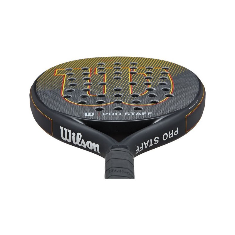 WILSON PRO STAFF V2 BLACK/RED/YELLOW Padel Rackets kopen bij All in Tennis